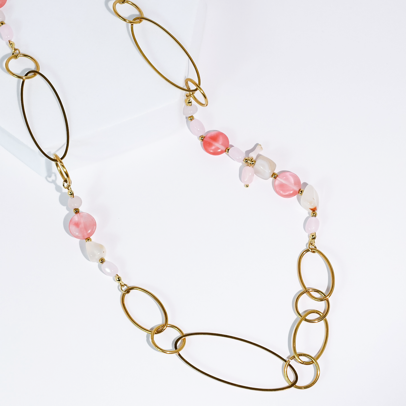 Blush Loops Necklace – Treasure Jewels, Inc.