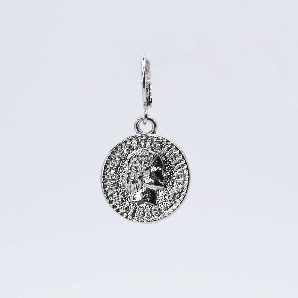 Lucky Charm Coin Silver CH-66 – Treasure Jewels, Inc.