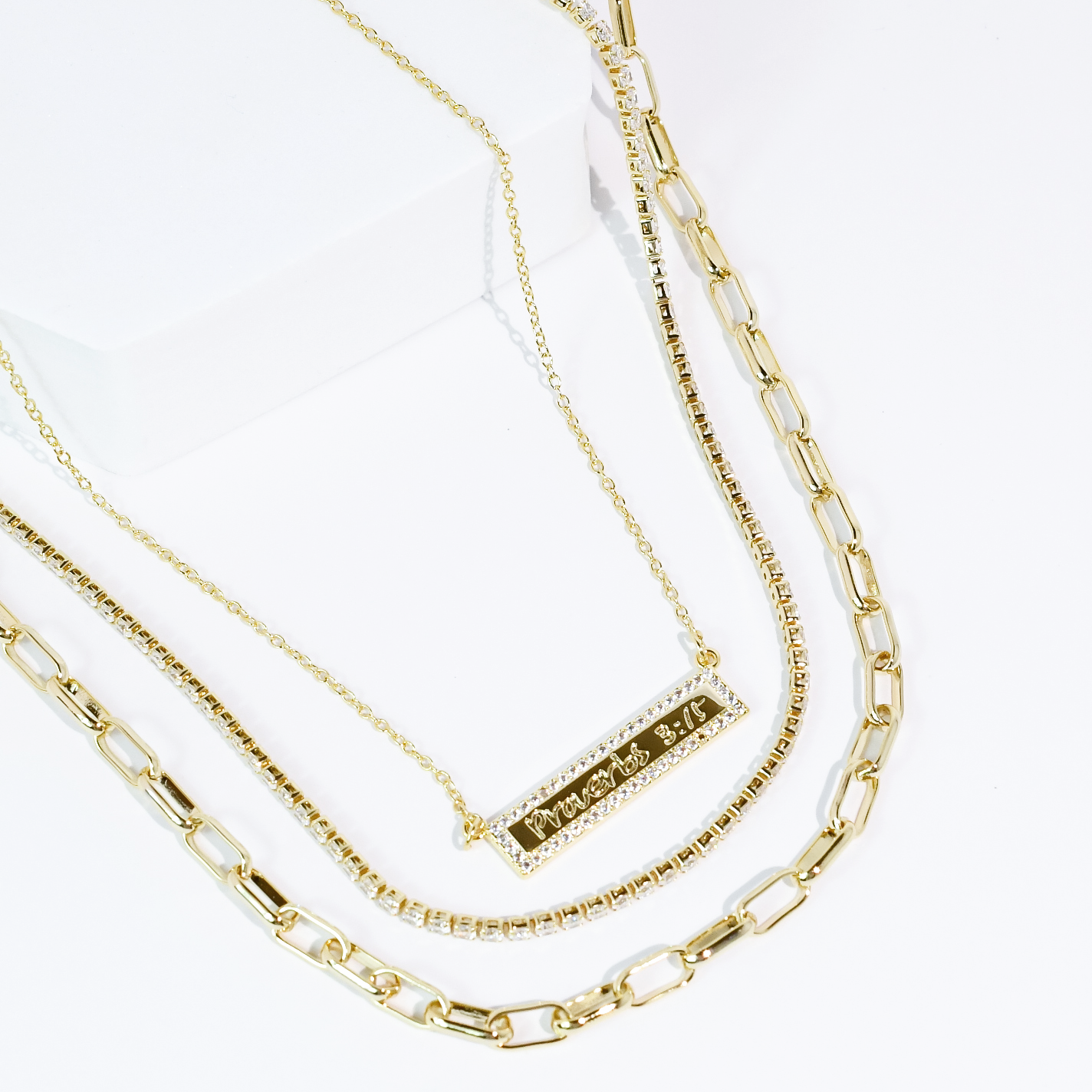 Proverbs 3:15 Layered Necklace – Treasure Jewels, Inc.